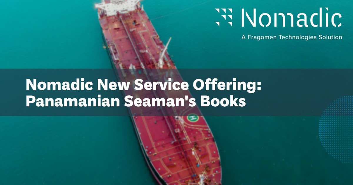 Nomadic Announces New Service Offering: Panamanian Seaman’s Books